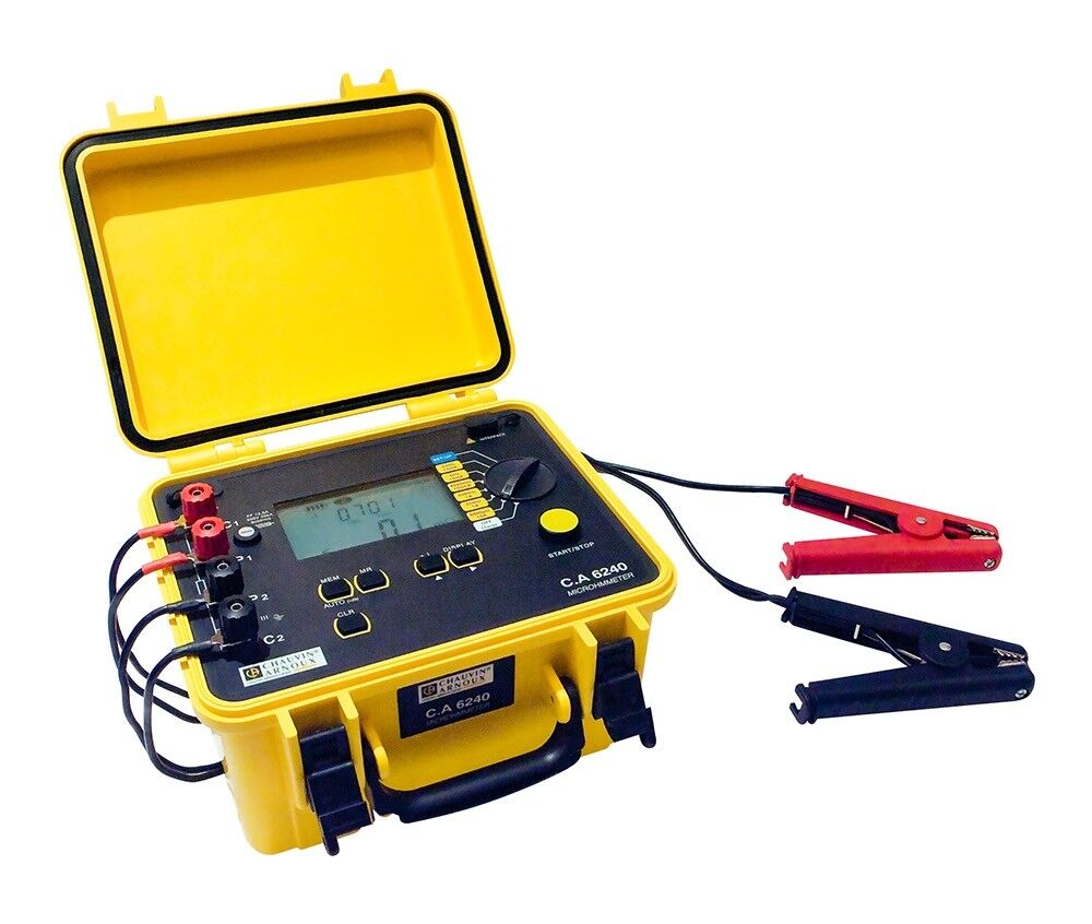 CHAUVIN-ARNOUX MICROHMMETER 10A CA 6240